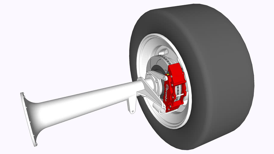 1932 Ford hot rod right rear assembly | 3D Warehouse