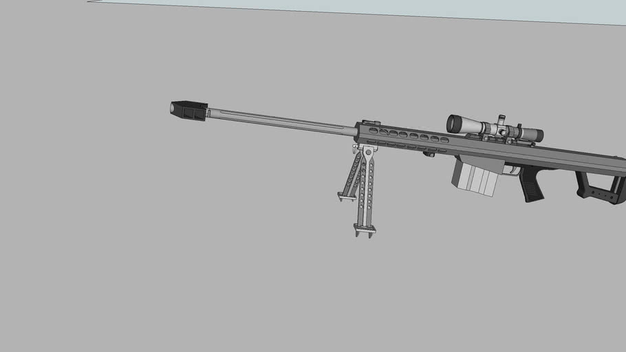 .50 cal barrett | 3D Warehouse