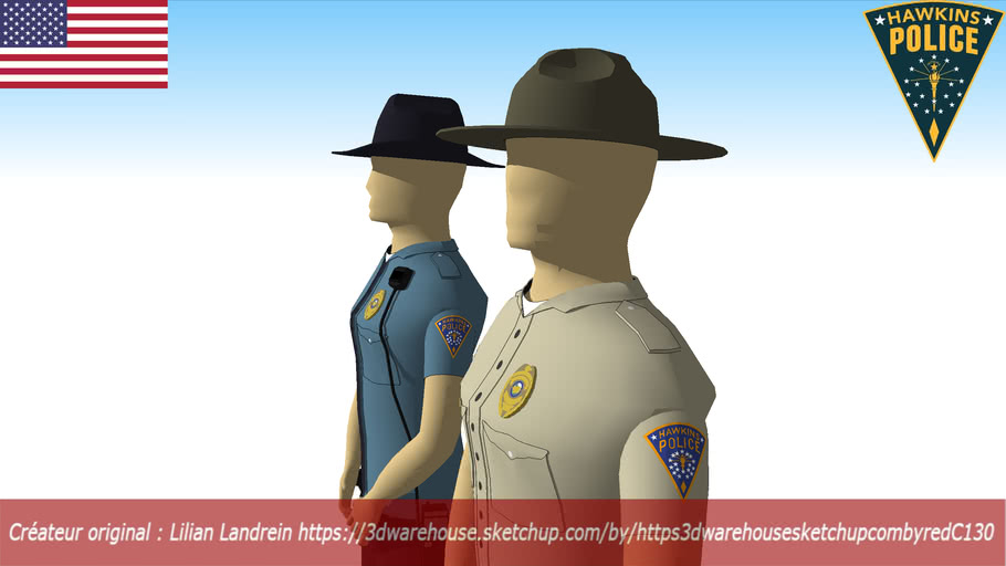 Stranger Things Hawkins Police | 3D Warehouse