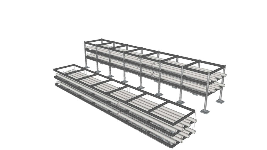 Pipe Rack | 3D Warehouse