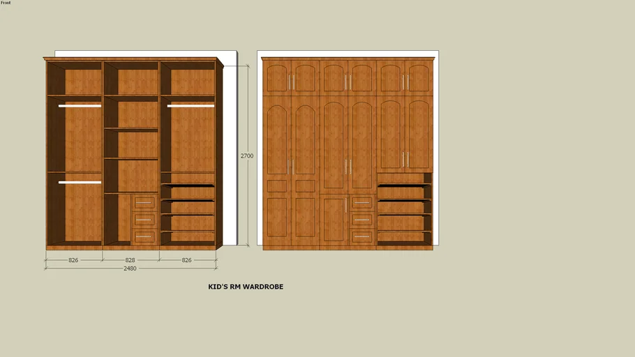 Kids wardrobe | 3D Warehouse