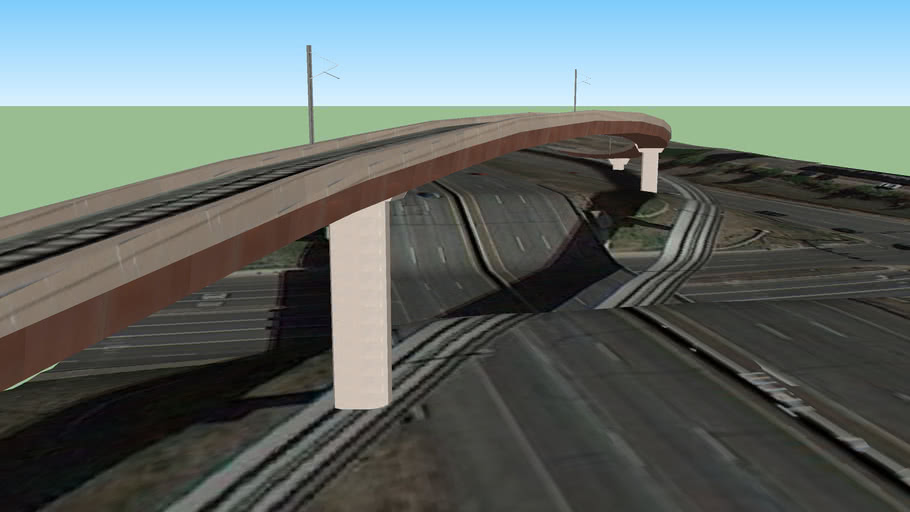 Light Rail Bridge over Hwy 6 | 3D Warehouse
