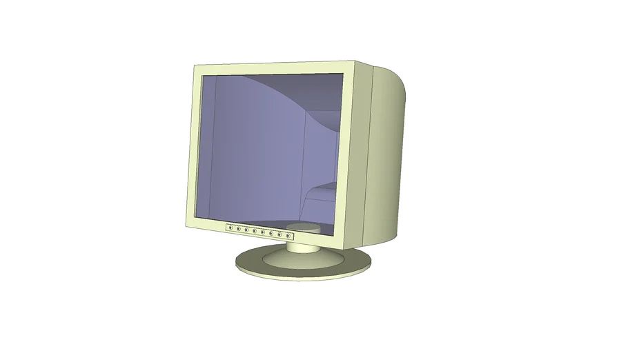 braun tube monitor | 3D Warehouse