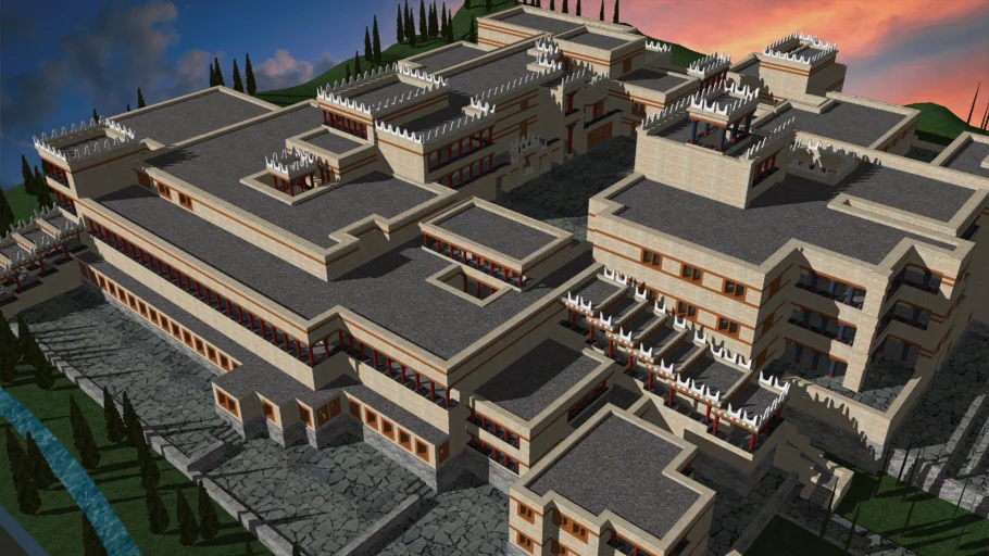 The palace of Knossos/Το ανάκτορο της Κνωσού | 3D Warehouse
