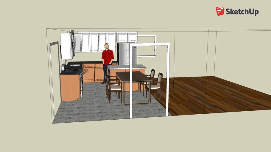 Kitchen-01 | 3D Warehouse