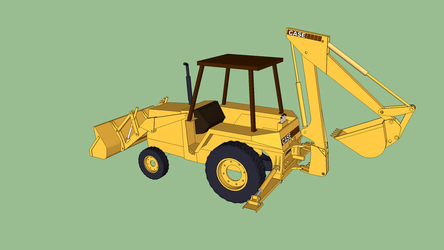 Backhoe Case 580h incomplete | 3D Warehouse