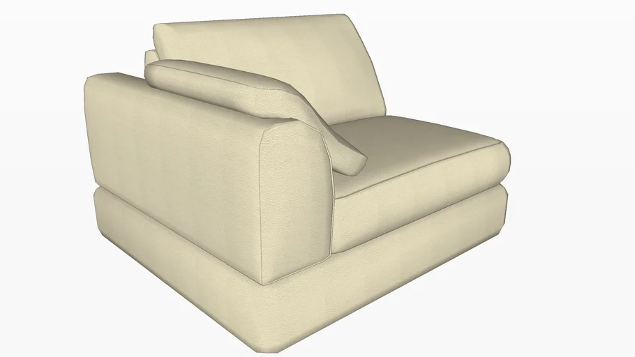 Natuzzi Diagonal Sofa 2375 280 | 3D Warehouse