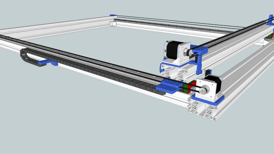 Large Size (80cm x 100cm) XY-Plotter Engraver | 3D Warehouse