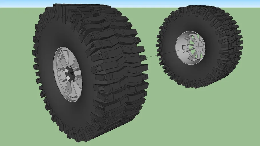 Off road wheels | 3D Warehouse