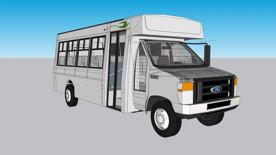 2020 Micro Bird D-Series (shuttle/commercial) bus (electric) | 3D Warehouse