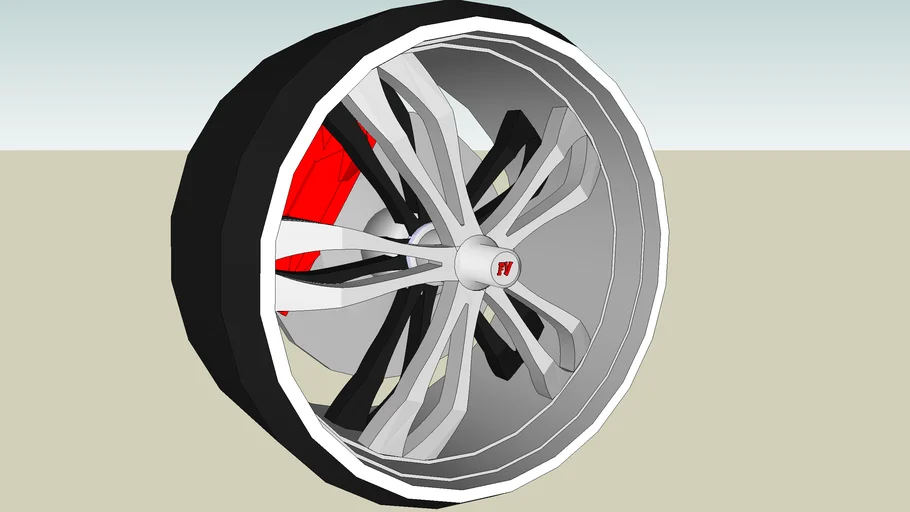 FAST FORWARD FASTBACK 'SPINNER' rims | 3D Warehouse