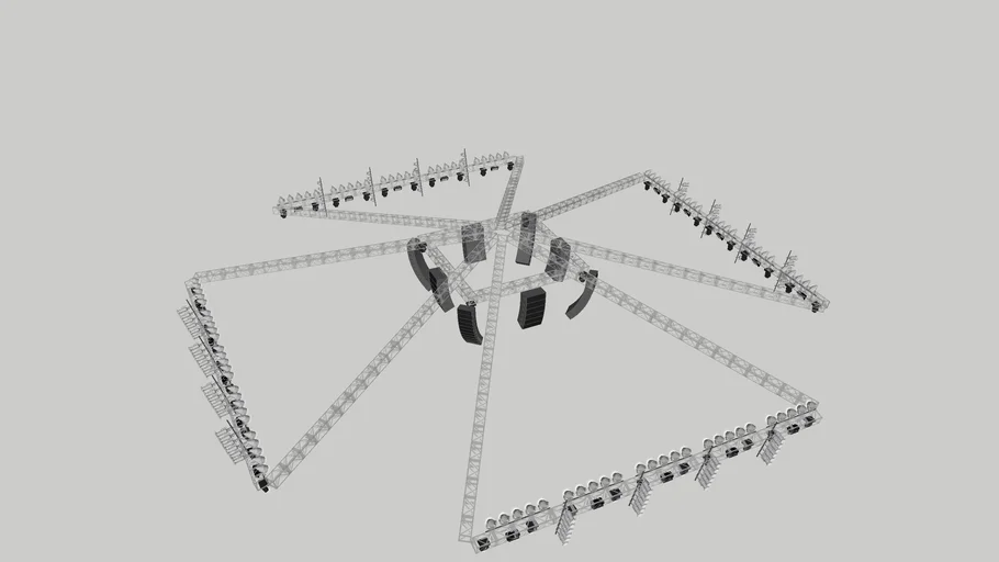 Custom Overhead Lighting Rig | 3D Warehouse