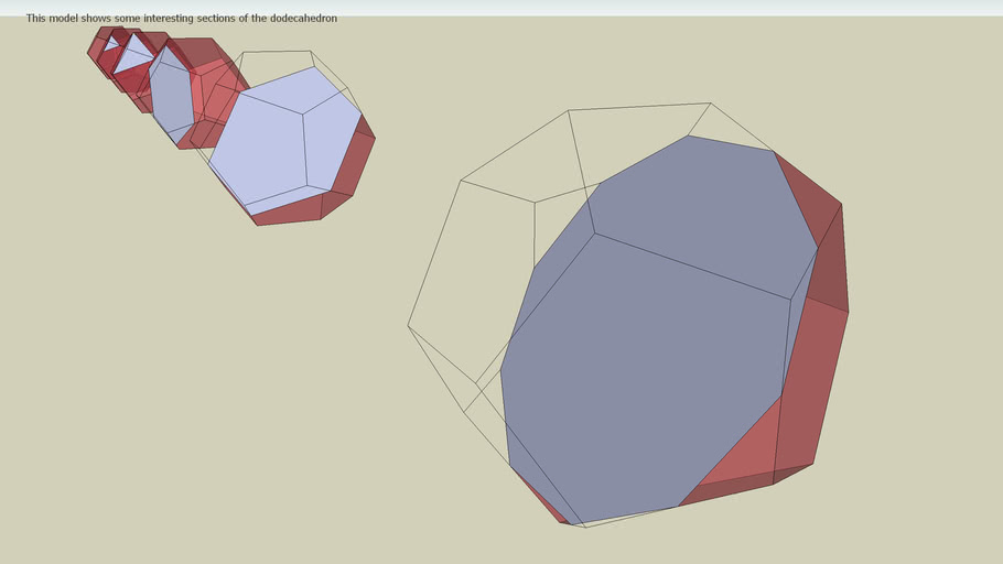 Dodecahedron Sections | 3D Warehouse