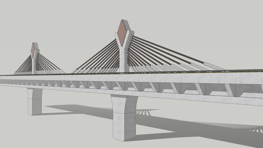 Durgam Cheruvu Bridge, Hyderabad | 3D Warehouse