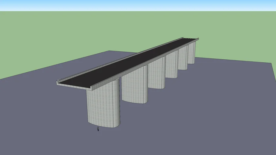 Cement viaduct | 3D Warehouse