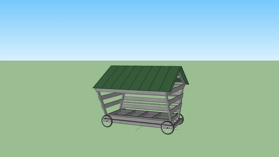 Fowl (Chicken, Ducks, etc.) Shade Cart (397 Kb) | 3D Warehouse