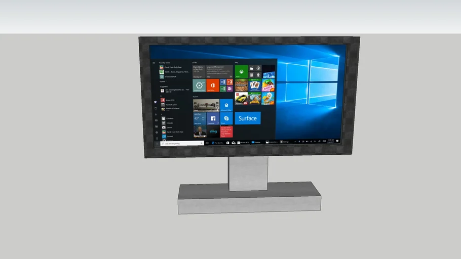 windows 10 pc monitor | 3D Warehouse