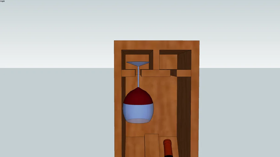 Pete's wine rack sketch | 3D Warehouse