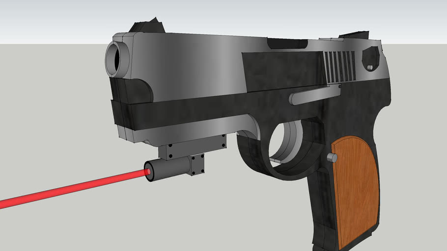 Handgun w/ Laser Sight | 3D Warehouse