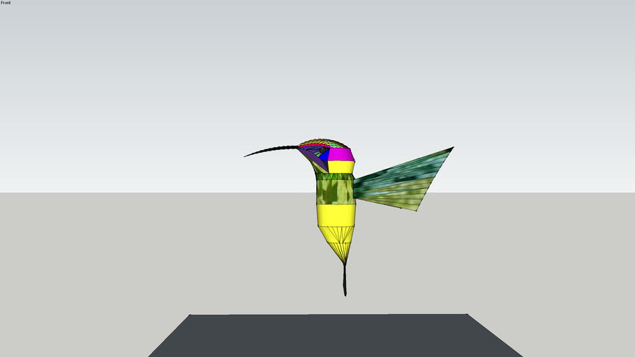 Colibri bird 3D | 3D Warehouse