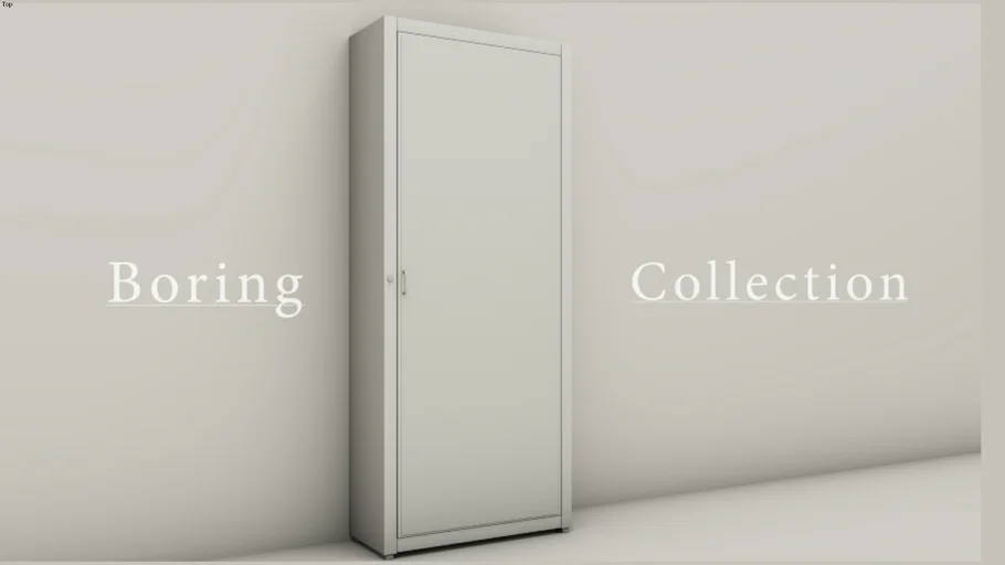 BORING Tall office storage unit | 3D Warehouse