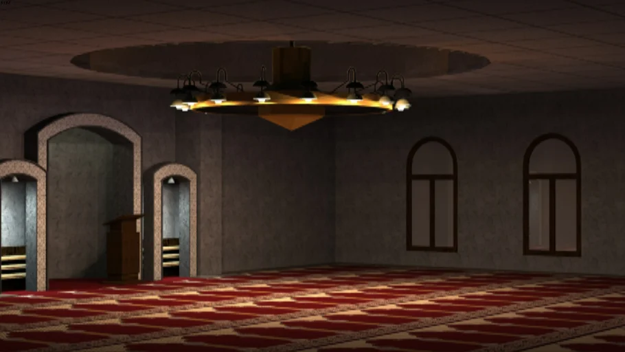 Deffi Mosque Prayer Hall | 3D Warehouse