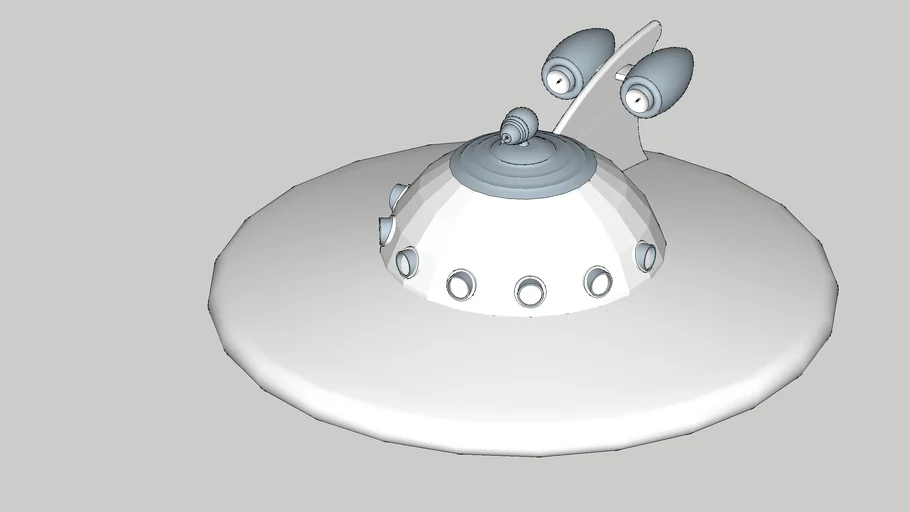 Retro UFO | 3D Warehouse