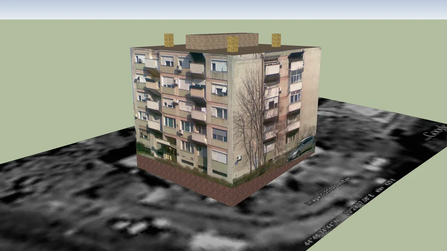 Zgrada SS1 | 3D Warehouse