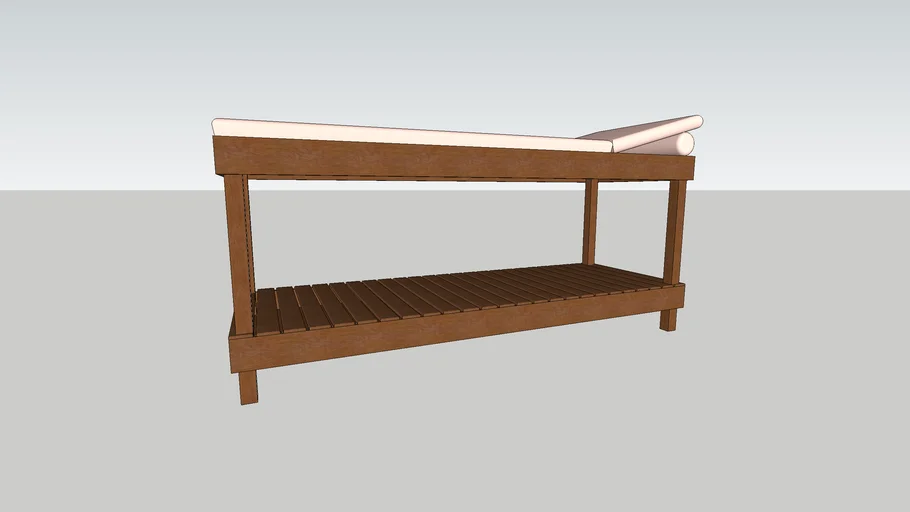 Maca fixa em madeira | 3D Warehouse