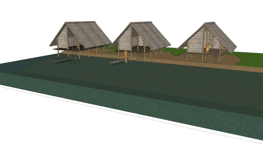 Oca Tiriyó (Tiriyó brazilian indigenous house) | 3D Warehouse
