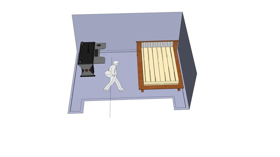 Queen Bed | 3D Warehouse