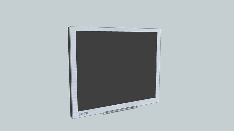 19' LCD monitor Benq Q9T4 | 3D Warehouse