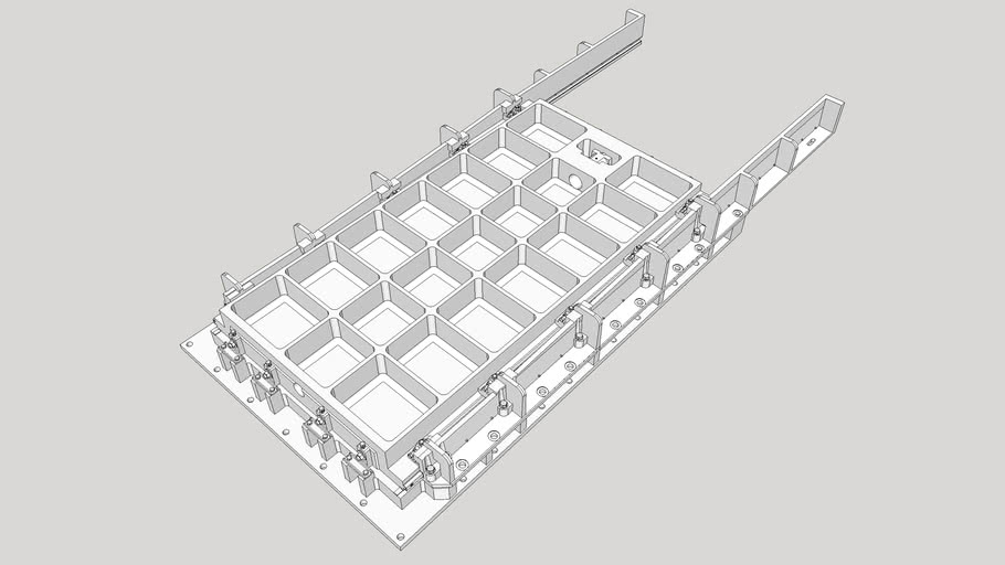 Rodney Hunt 48'x84' Light Duty Cast Iron Sluice Gate | 3D Warehouse