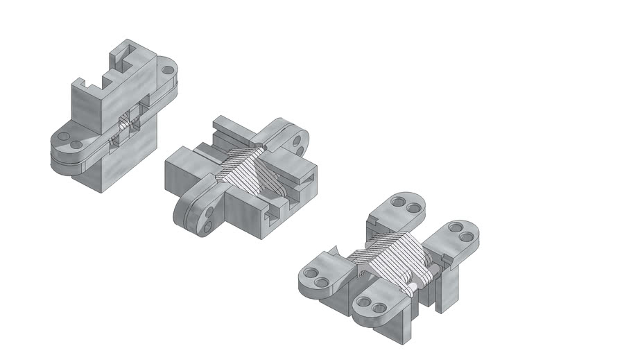 CONCEALED.HIDDEN HINGES | 3D Warehouse