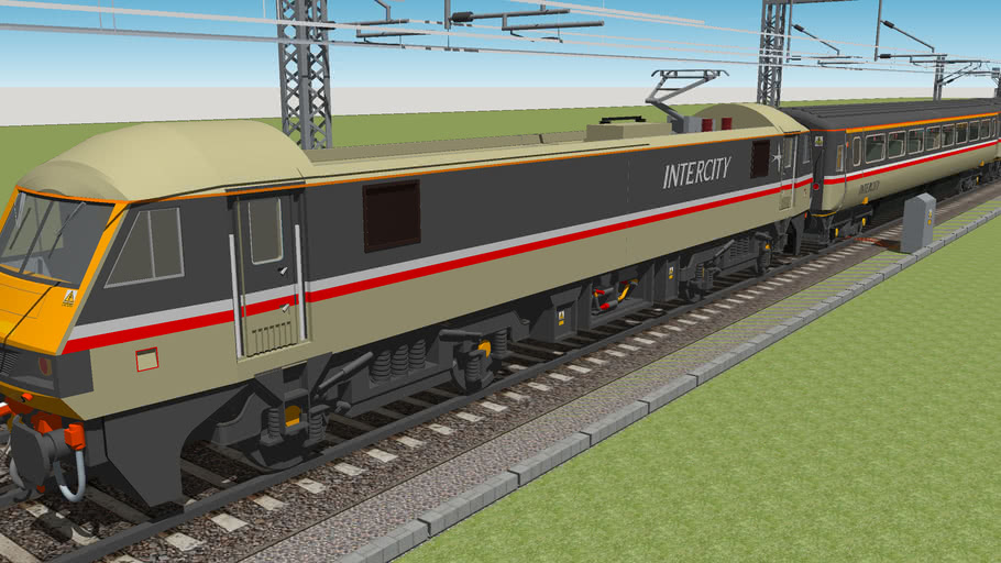 British Rail Class 90 Inercity Executive | 3D Warehouse