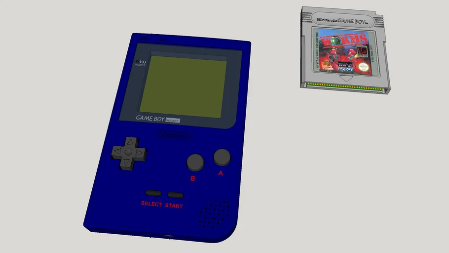 Game Boy Pocket | 3D Warehouse
