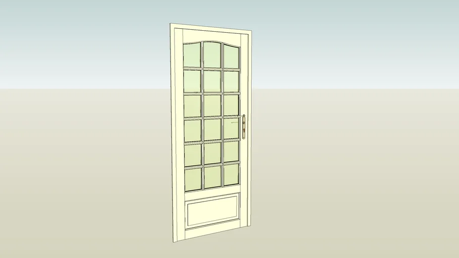 porte vitrée | 3D Warehouse