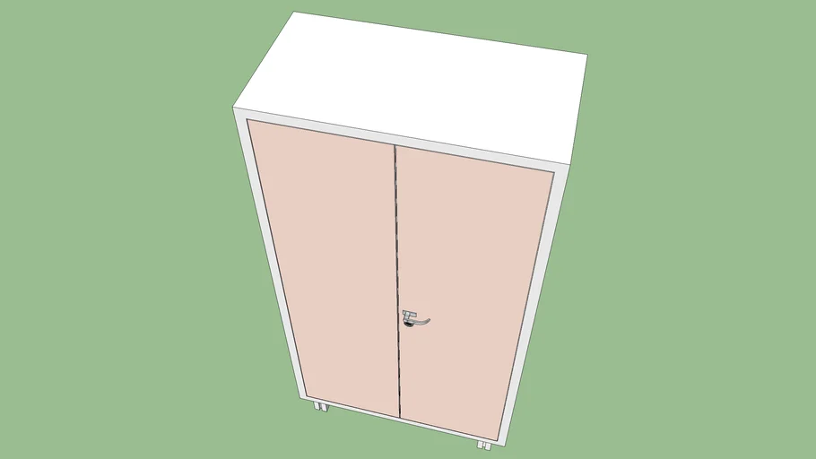 Steel Almirah | 3D Warehouse