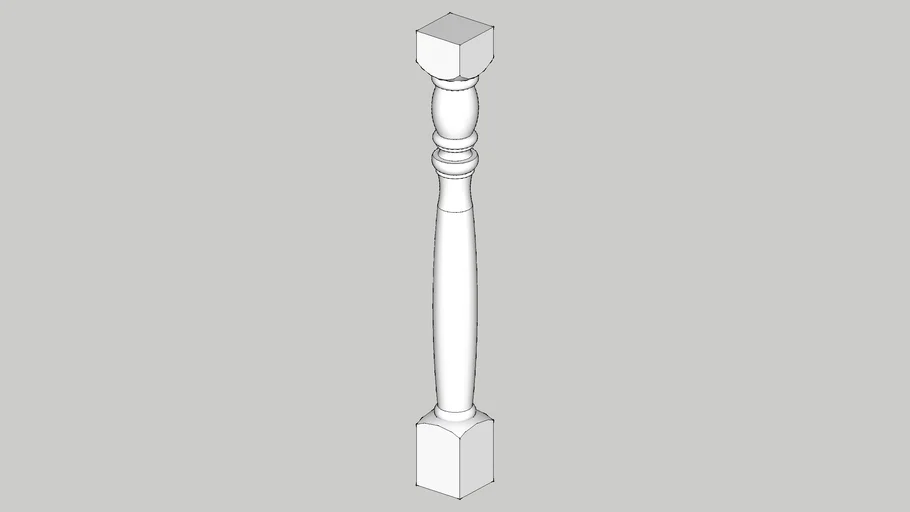 Classic Table Leg | 3D Warehouse