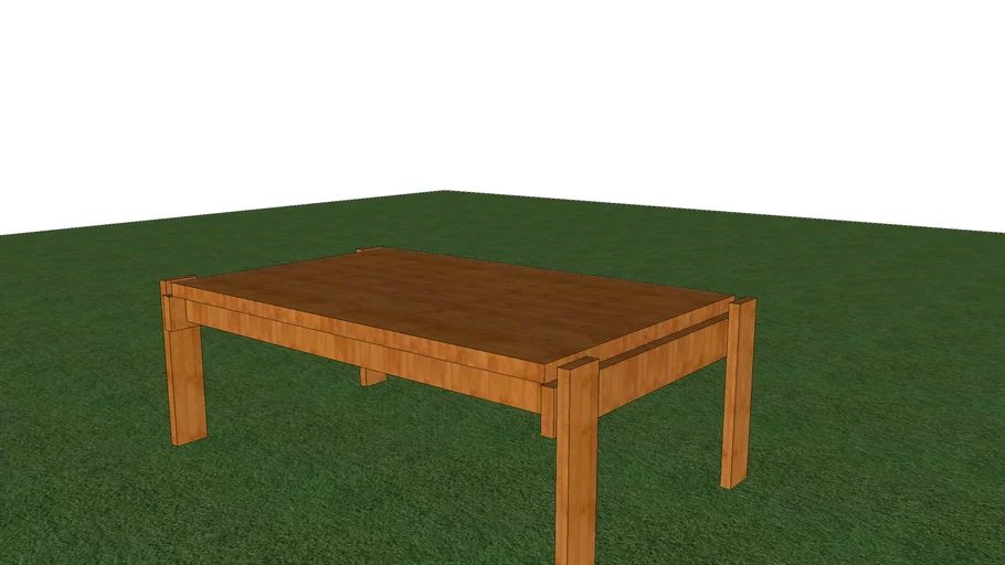 wood table | 3D Warehouse