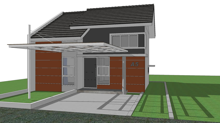 rumah type 45 | 3D Warehouse