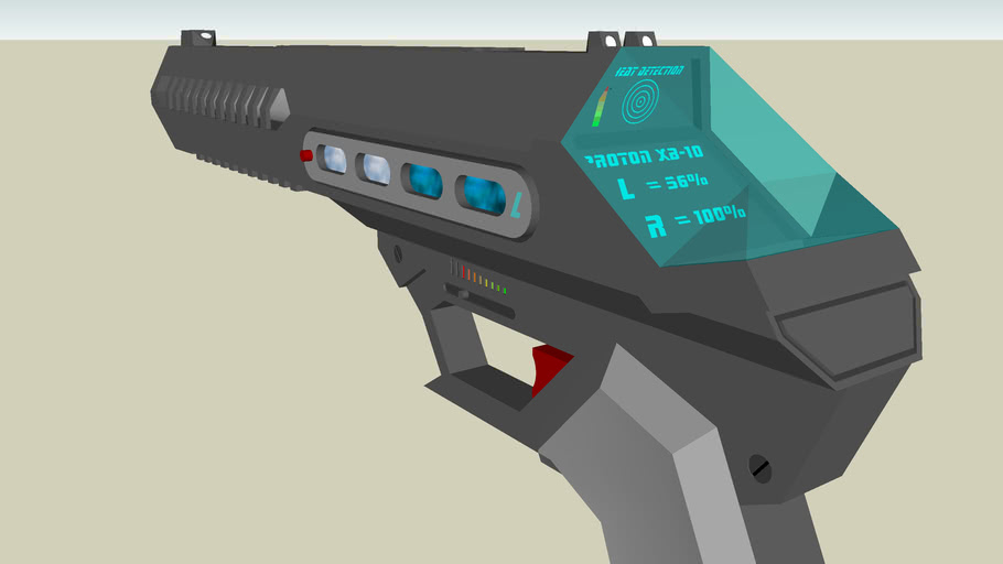 Proton XB-10 Plasma gun. | 3D Warehouse