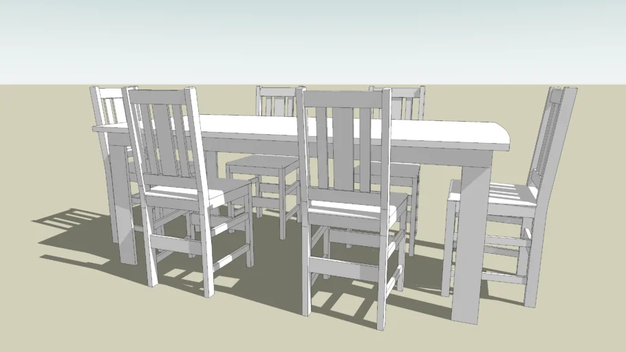Dining Room Set | 3D Warehouse