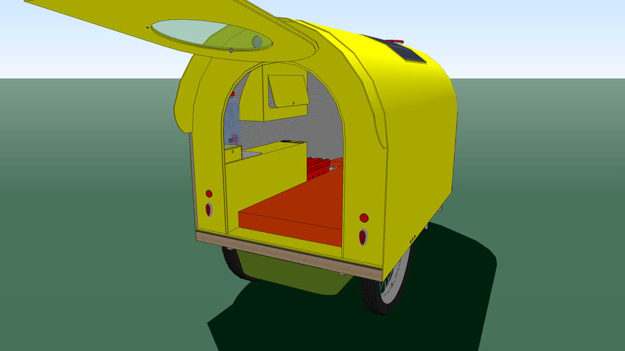 Airstream Bike Camper Paul Elkins | 3D Warehouse