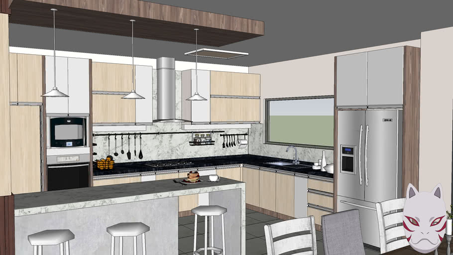 Modular Kitchen | 3D Warehouse