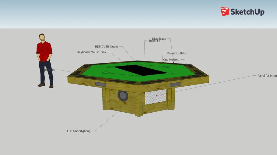 Gaming Table | 3D Warehouse