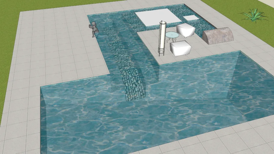 Lounge swimming-pool | 3D Warehouse