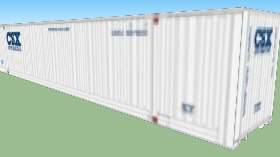 Csx Intermodel Container ''53'' | 3D Warehouse