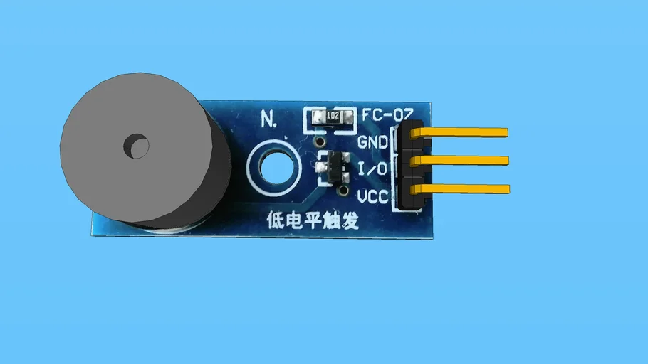 Active Buzzer Alarm Module 3.3-5V | 3D Warehouse