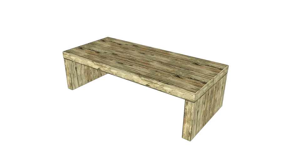 Oak wood table | 3D Warehouse